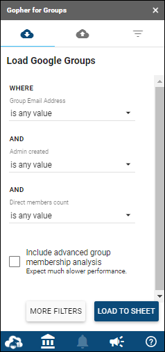 Load Group Settings Into a Sheet – Help Center