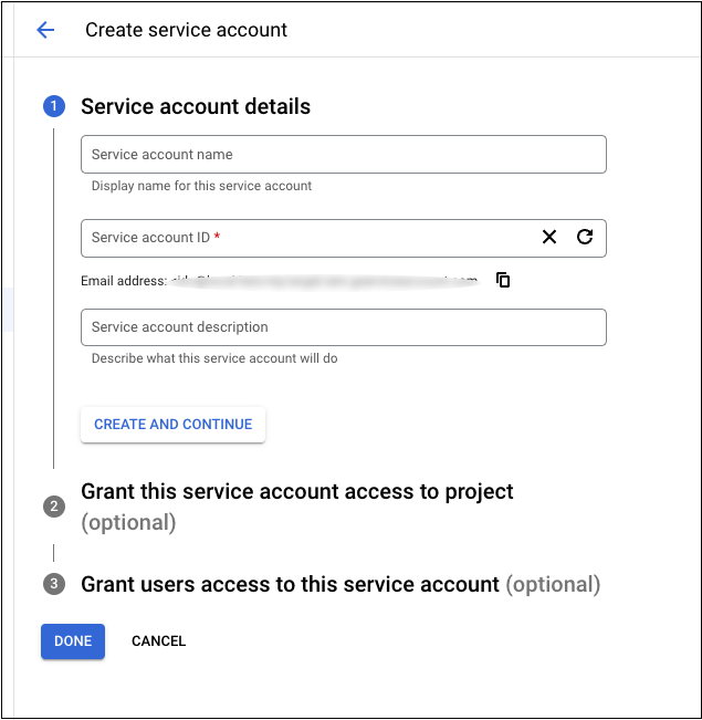 Using GCP Service Accounts to Write to BigQuery – CDW Amplified for Education Help Center