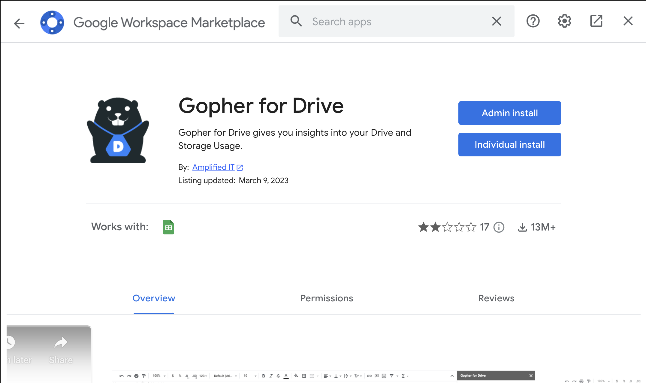 Install Gopher for Drive – Help Center