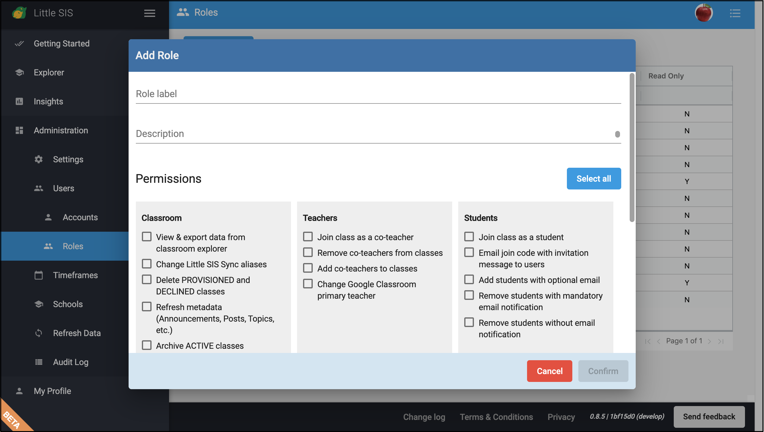 Create or edit a role – Help Center
