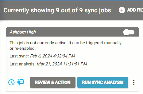 Enable and Disable a Roster Sync Job – CDW Amplified for Education Help Center