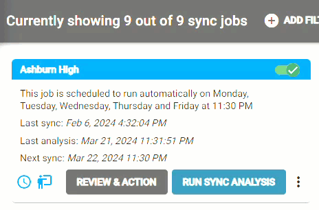 Enable and Disable a Roster Sync Job – Help Center