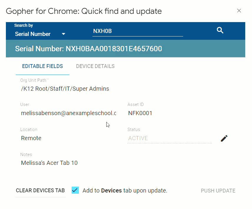 Quick Find and Update – CDW Amplified for Education Help Center