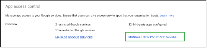 Admin Console Settings for the Gophers – Help Center