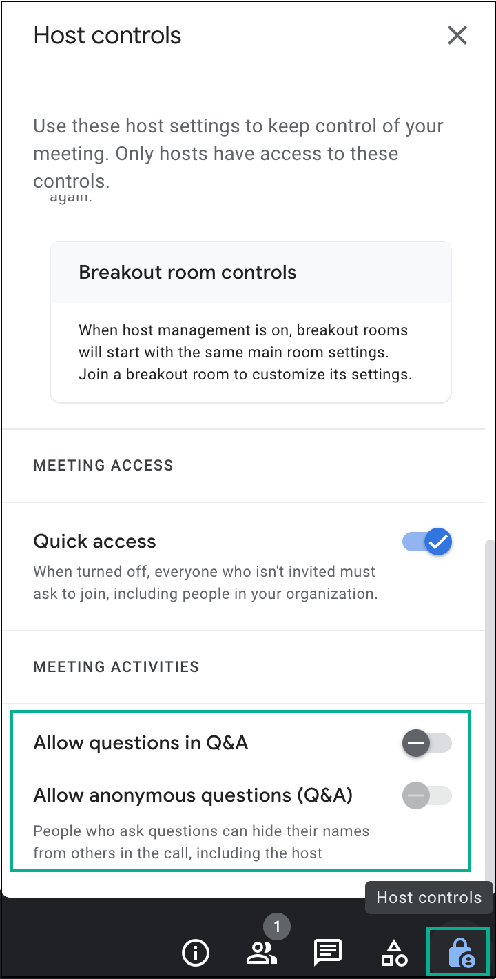 Anonymous Questions and Polls in Meet – Help Center